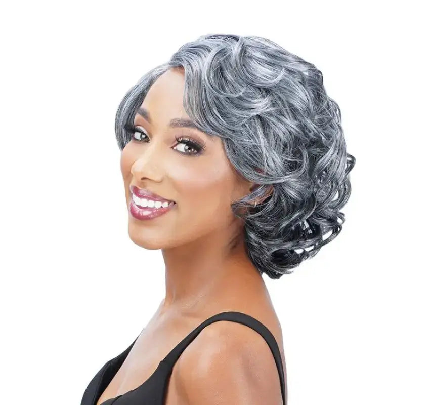 Athena 303 | Bob Wig - Loose Curl Synthetic Wig with Natural Wavy Styl ...