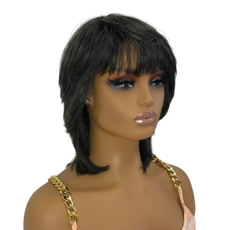 Barbara | Layered Wig - Medium Length Synthetic Wig with Bangs – Le ...